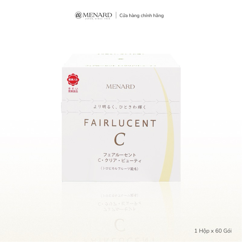Thực phẩm bổ sung Vitamin C, dưỡng trắng, mờ nám, hỗ trợ chống nắng nội sinh Menard Fairlucent C ...
