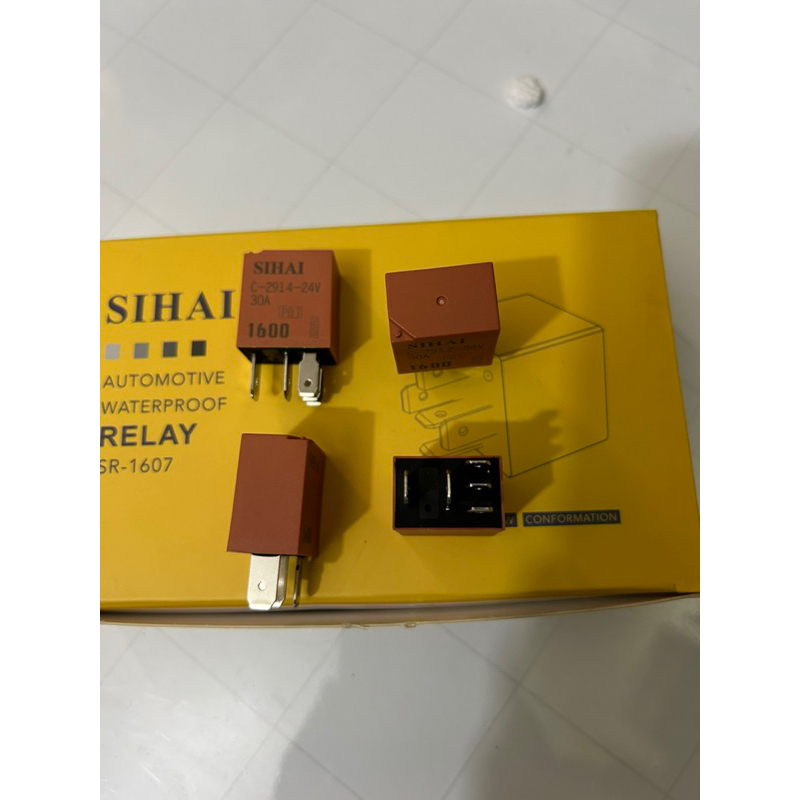 Rơ le 5 chân Sihai 12v/24v 30A cao cấp. Rơ le bé. | Shopee Việt Nam