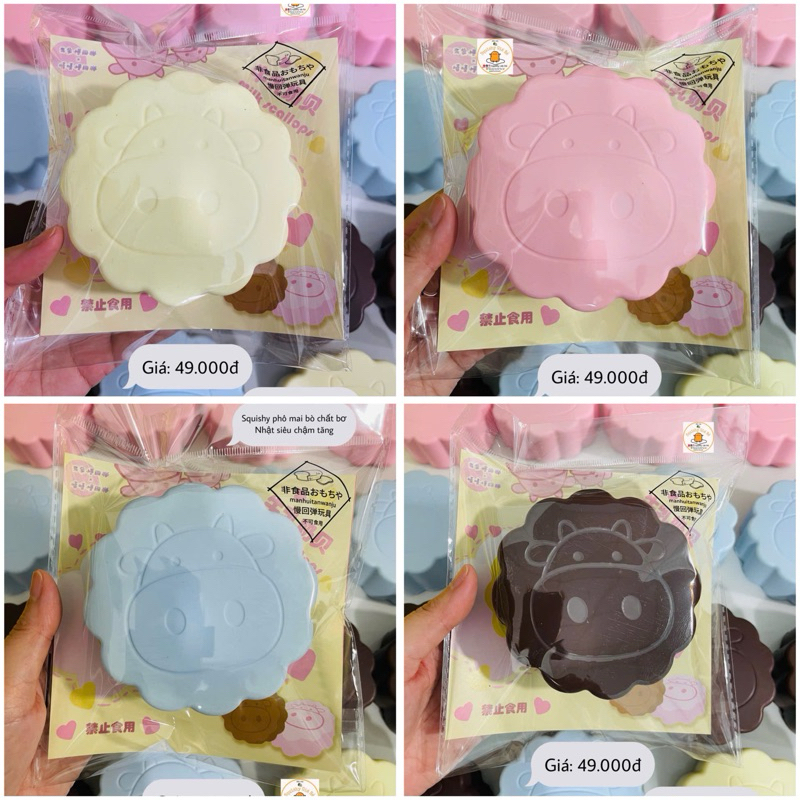 Squishy bánh bò phô mai nhiều màu | Shopee Việt Nam