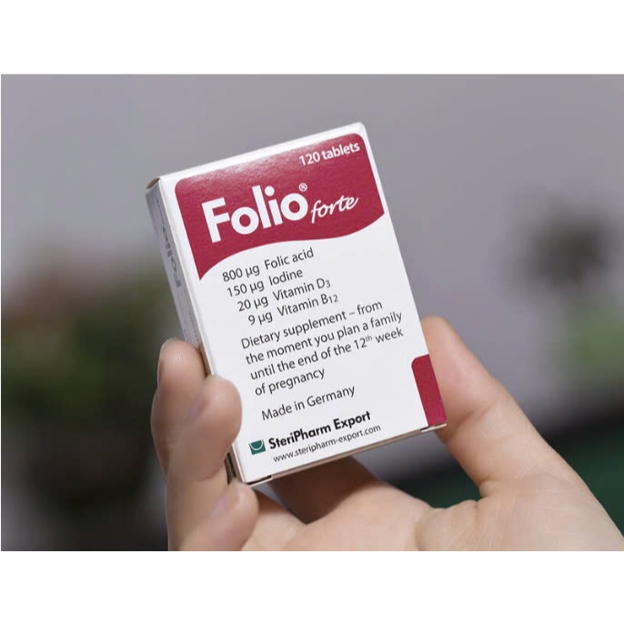 Viên uống bổ bầu acid folic Folio forte đến từ Đức | Shopee Việt Nam