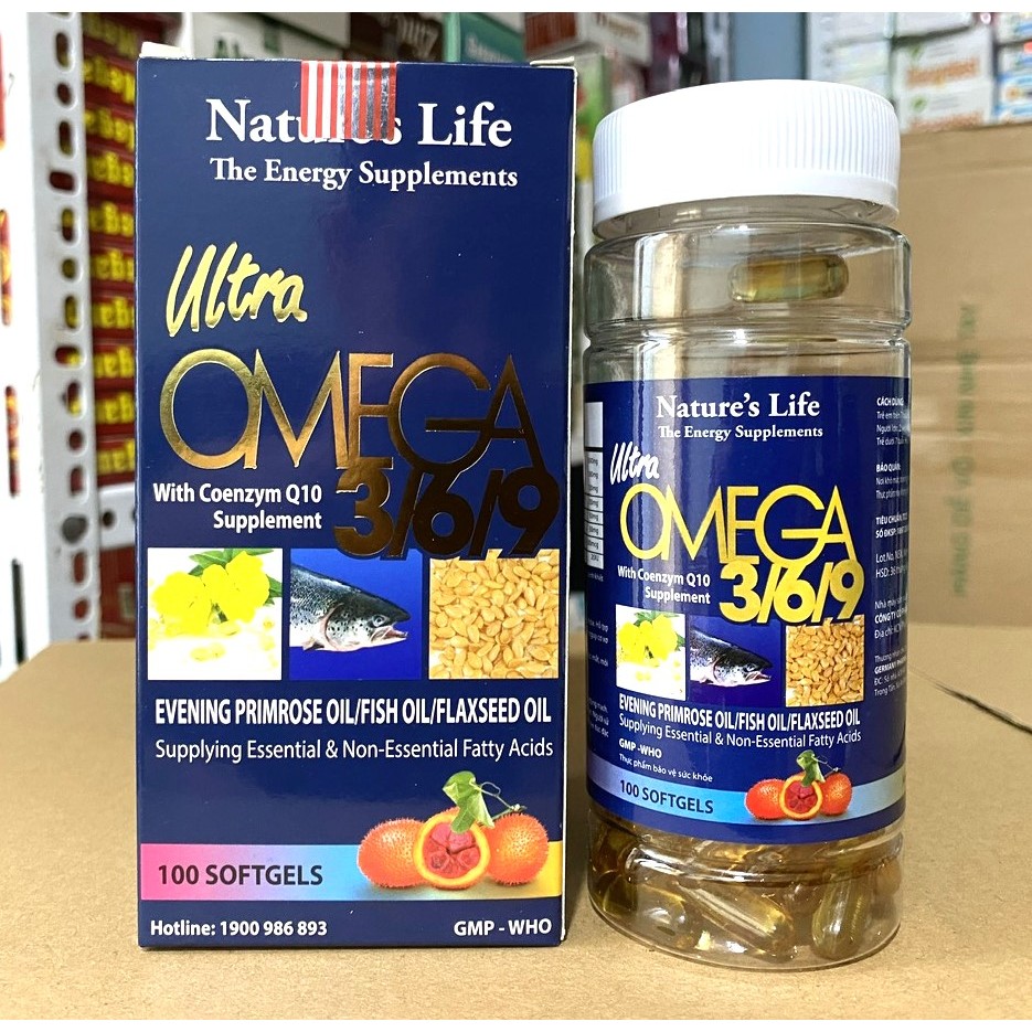 Dầu Cá Alaska Ultra Omega 369 Hộp 100 viên - Bổ Não, Tăng Cường Thị Lực ...