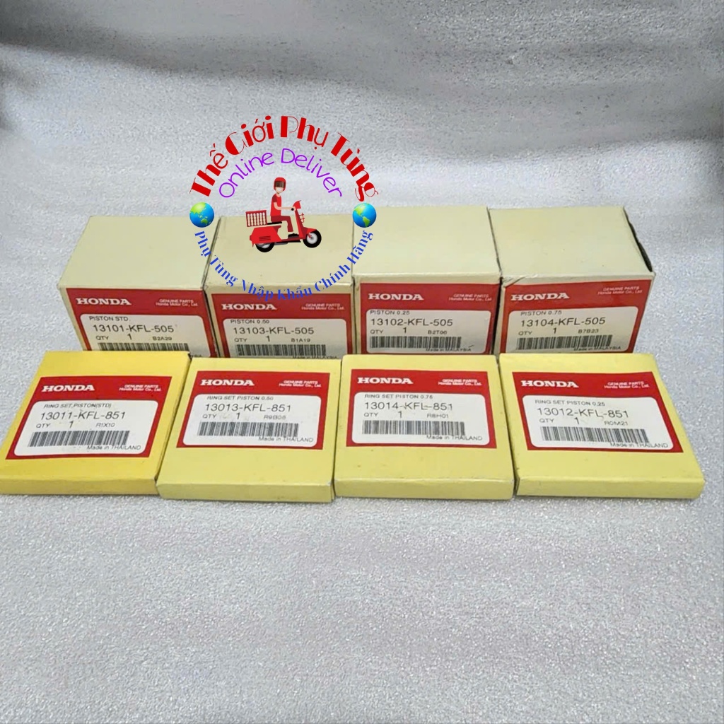 Piston bạc Wave Thái 110, Future 1 zin Honda Thái Lan | Shopee Việt Nam