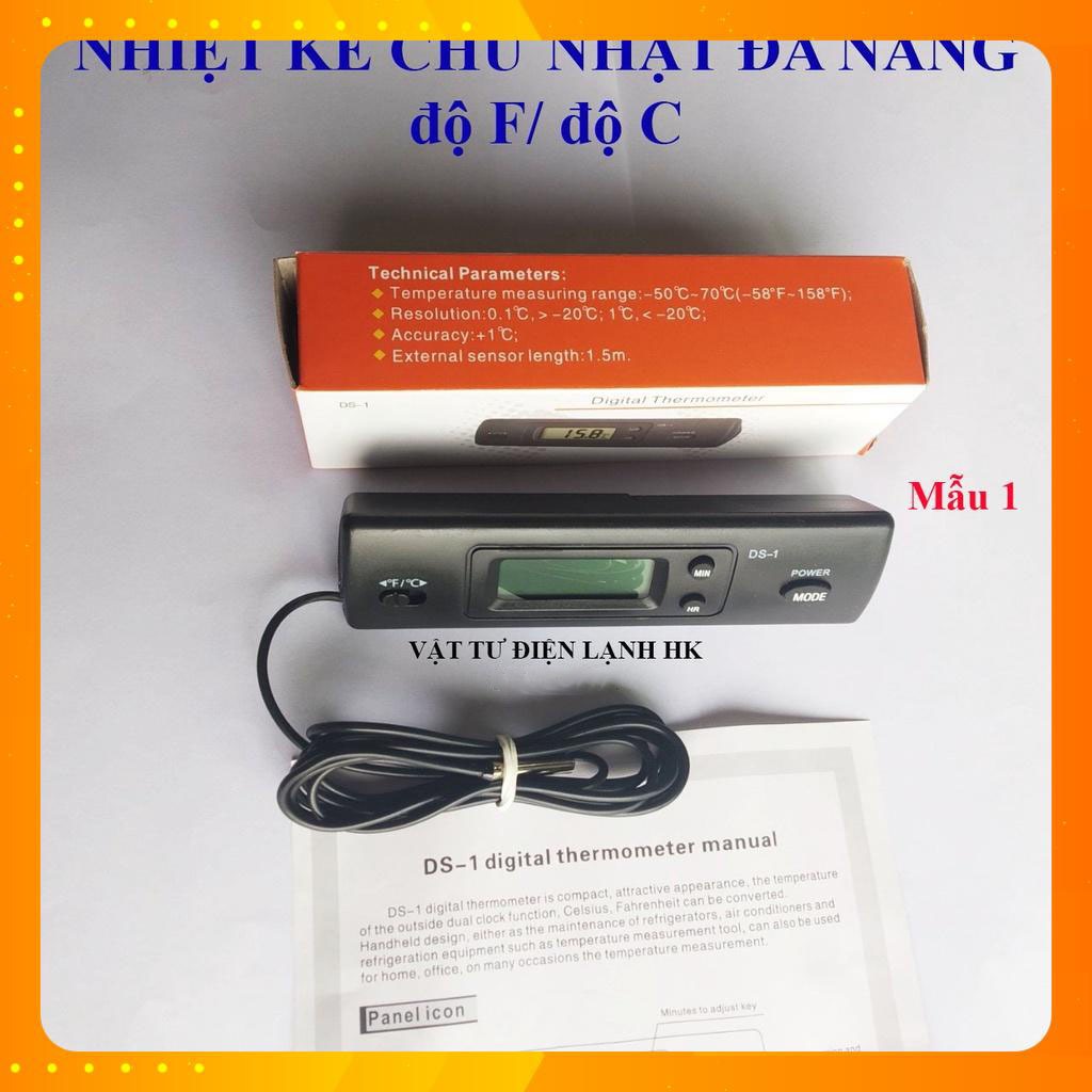 Tay đo nhiệt độ, nhiệt kế kỹ thuật số DS-1 nhỏ gọn, đồng hồ đo nhiệt oto hàng Mới | Shopee Việt Nam