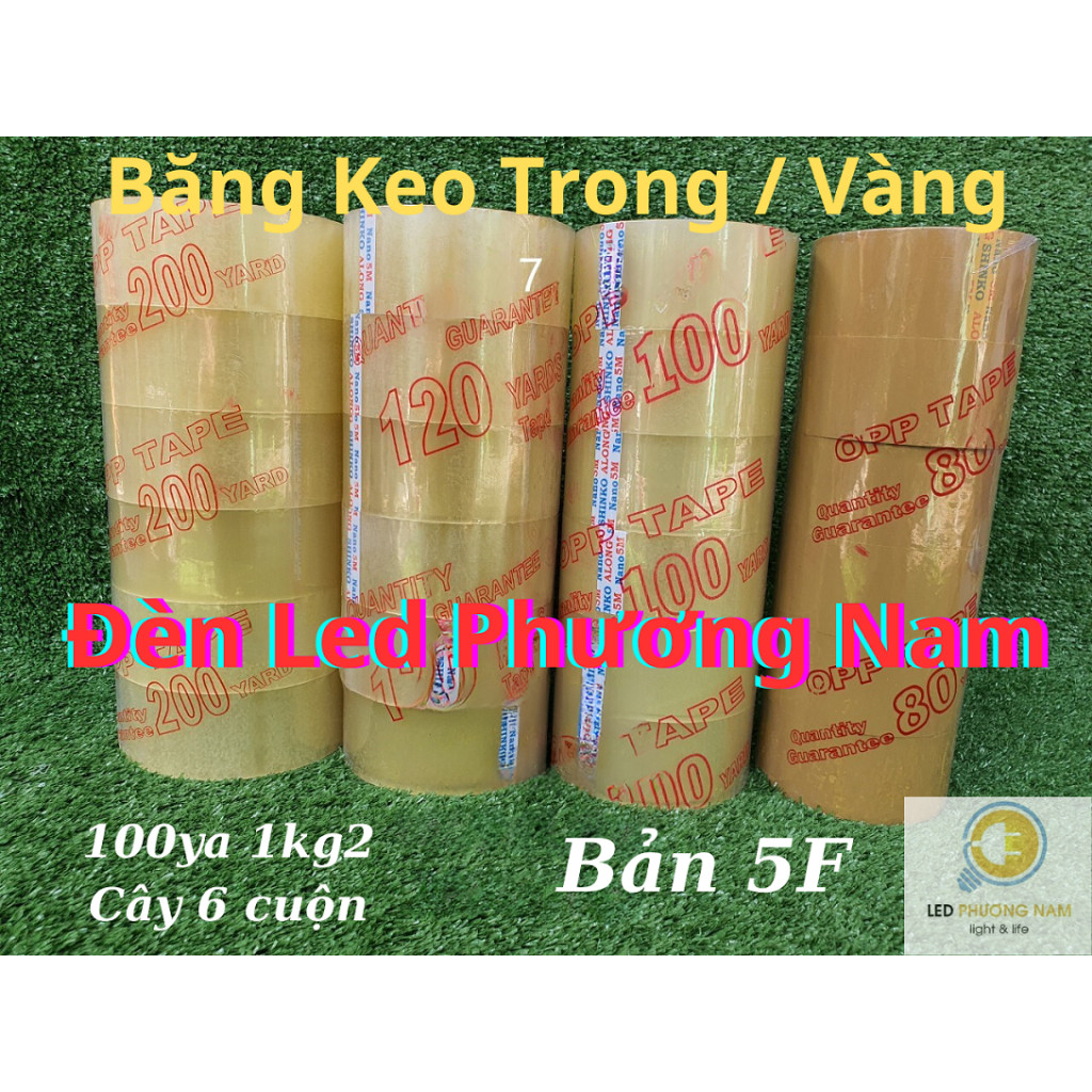 Băng Keo 100 Yards- Trong, Đục [ 1kg2/cây ] | Shopee Việt Nam