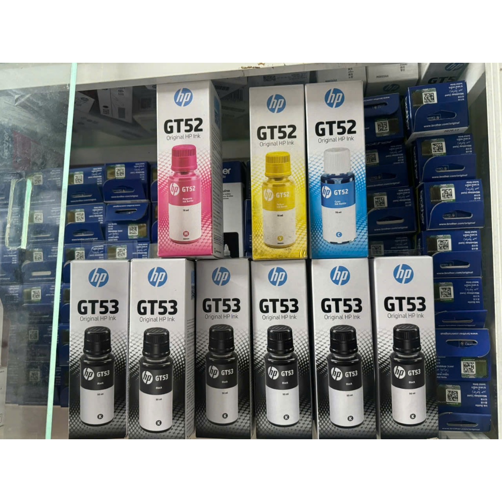 Bộ 4 màu mực GT52 dành cho máy in màu HP Ink Tank 115, HP Ink Tank 315 ...