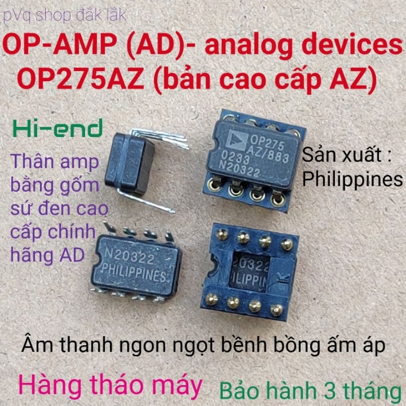 Bộ tiền khuếch đại op-amp kép ANALOG op275g ic op275 g op275az op275 az ...