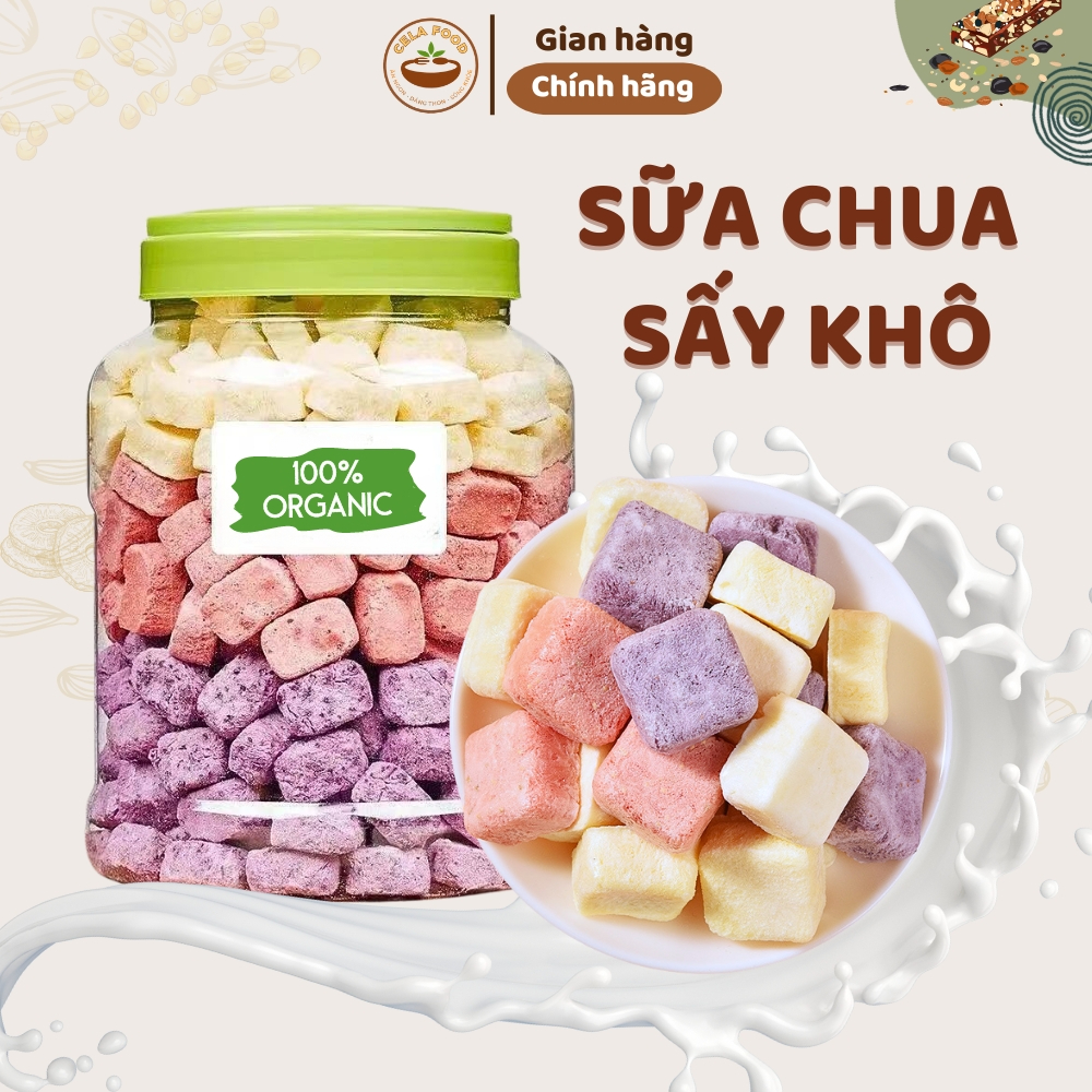 Sữa Chua Sấy Khô Cela Food Túi 100g Bổ Sung Vitamin, Sữa Chua Sấy Thăng ...