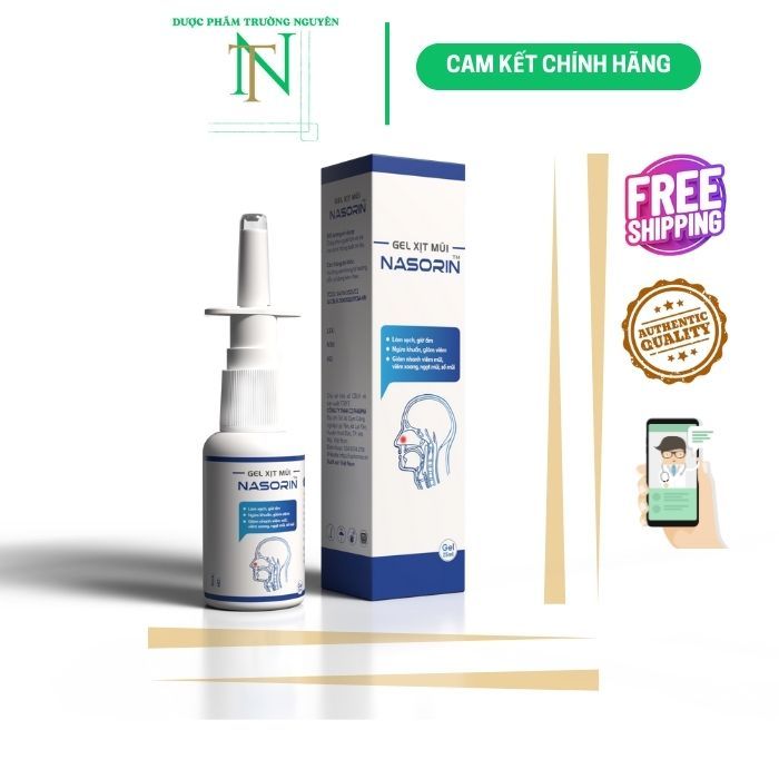 Gel xịt mũi NASORIN SPRAY 25ml - Làm sạch mũi, ngăn ngừa vi khuẩn, viêm ...