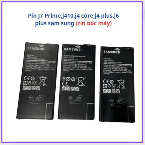Pin samsung j7 prime/j410/j4 core/j4 plus/j6 plus zin bóc máy | Shopee ...