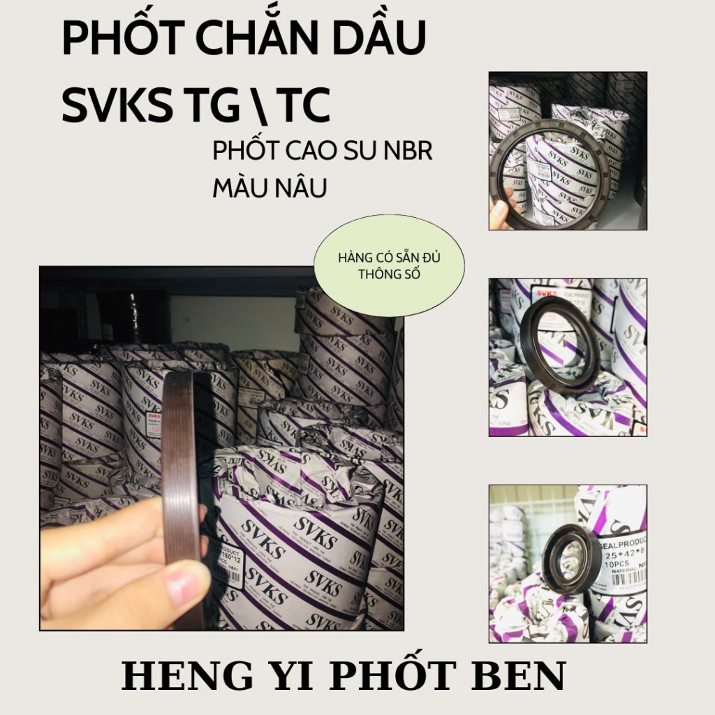 Combo 5 cái PHỐT CHẮN DẦU TG/TC SVKS 50*70*8 | Shopee Việt Nam