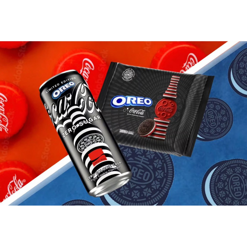 Bánh OREO Nhân Kem 119.6gr ft Coca Cola - Phiển Bản Giới Hạn Coca Và ...