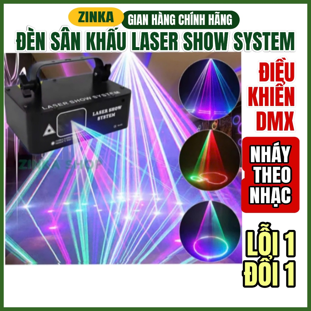 Đèn sân khấu đánh tia laser show system chiếu hình 3D dành cho sân khấu ...