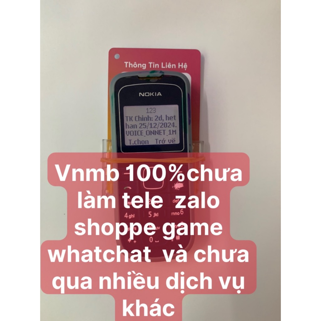 SIM MỚI VNMB CHƯA TELE ZALO MOMO GAME HẠN 4 THÁNG | Shopee Việt Nam