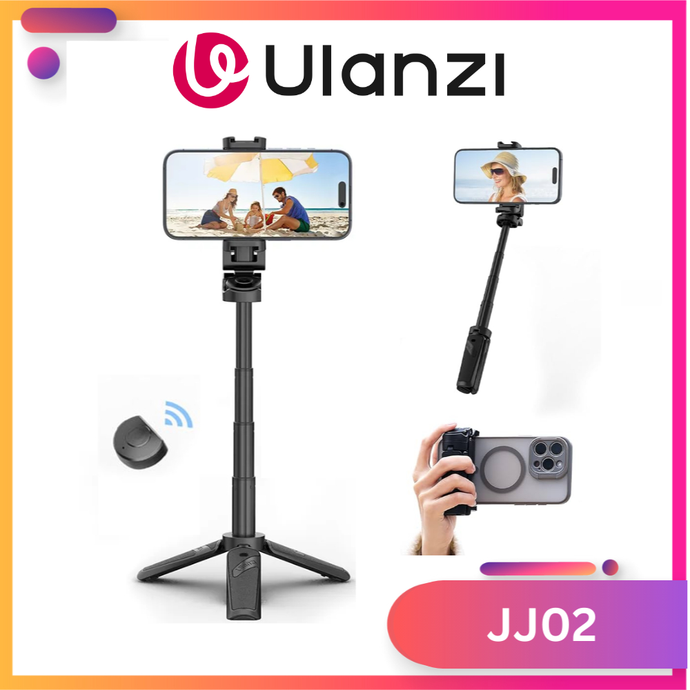 ULANZI JJ02 Black - Tripod Mini Gấp Gọn, Kèm Remote Bluetooth, Ngàm Kẹp ...