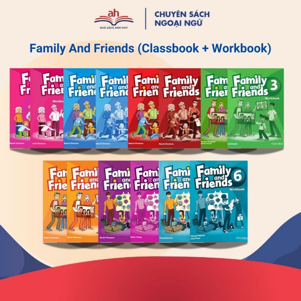 Sách - Combo 6 Bộ Family and Friends 1, 2, 3, 4, 5, Starter- 1st ...