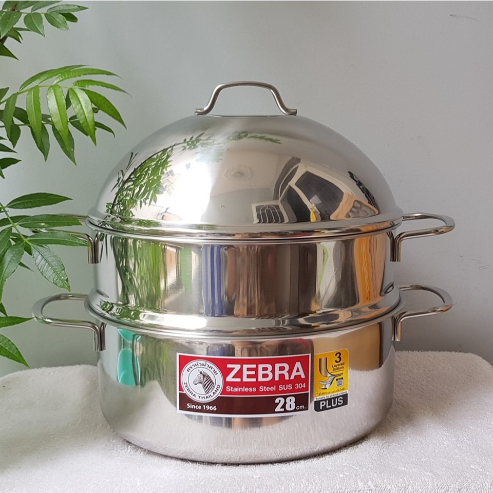 Bộ nồi xửng hấp Zebra Thái Lan 28cm-Extreme plus II lỗ nhỏ, inox 304-164390 | Shopee Việt Nam