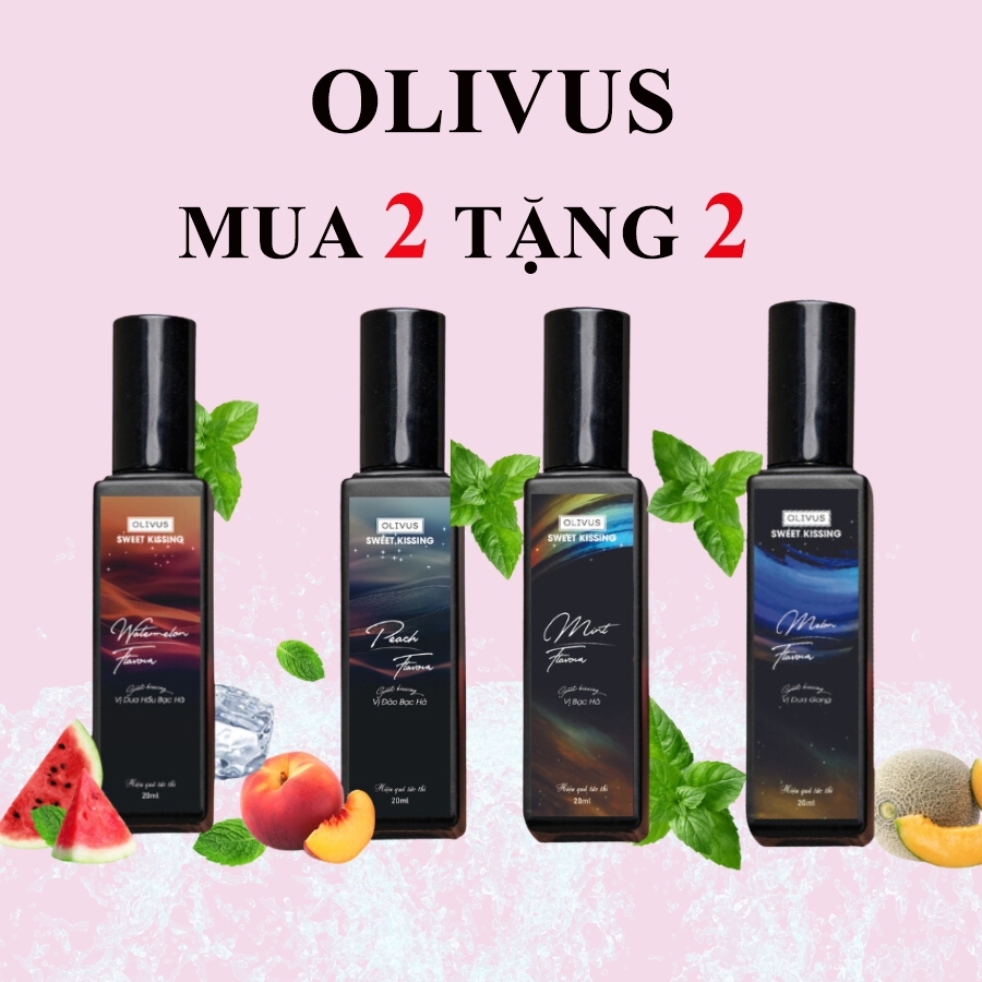 [ Mua 2 Tặng 2 ] Xịt Thơm Miệng Kissing Spray OLIVUS Hương Trái Cây Kết ...