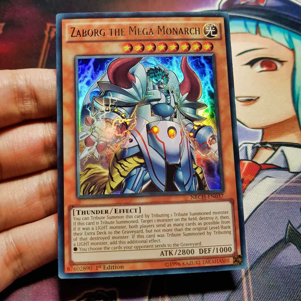 Thẻ bài Yugioh chính hãng | Zaborg the Mega Monarch | NECH Ultra rare ...