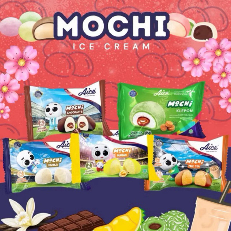 Thùng kem Aice mix 5 loại mochi(40 cái) | Shopee Việt Nam