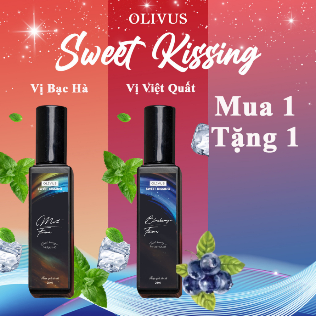[ Mua 1 Tặng 1] Xịt Thơm Miệng Kissing Spray OLIVUS Hương Trái Cây Kết ...