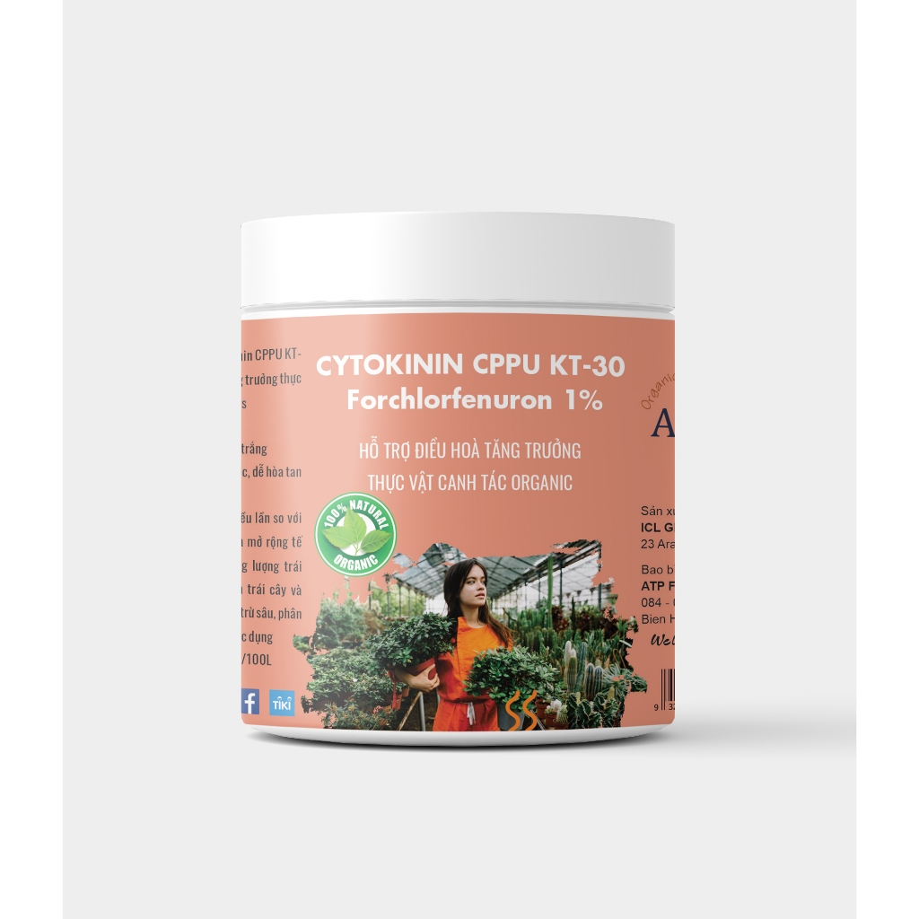 ATP Farm - Cytokinin CPPU KT30 : Hủ 300g - 1Kg tăng kích thướt và trọng ...