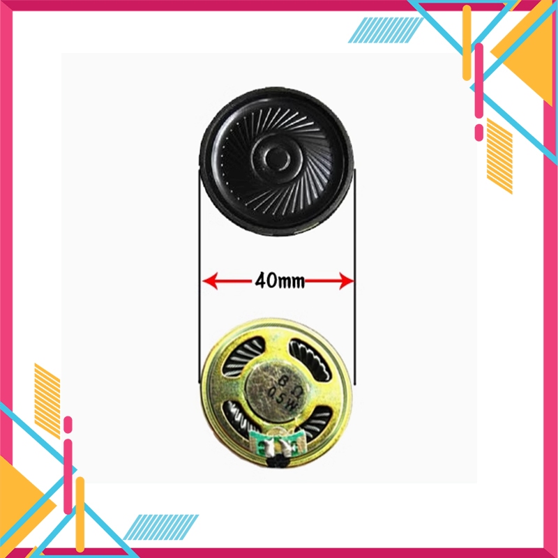 Loa nhỏ đường kính 4cm 8ohm 0.5w siêu mỏng | Shopee Việt Nam