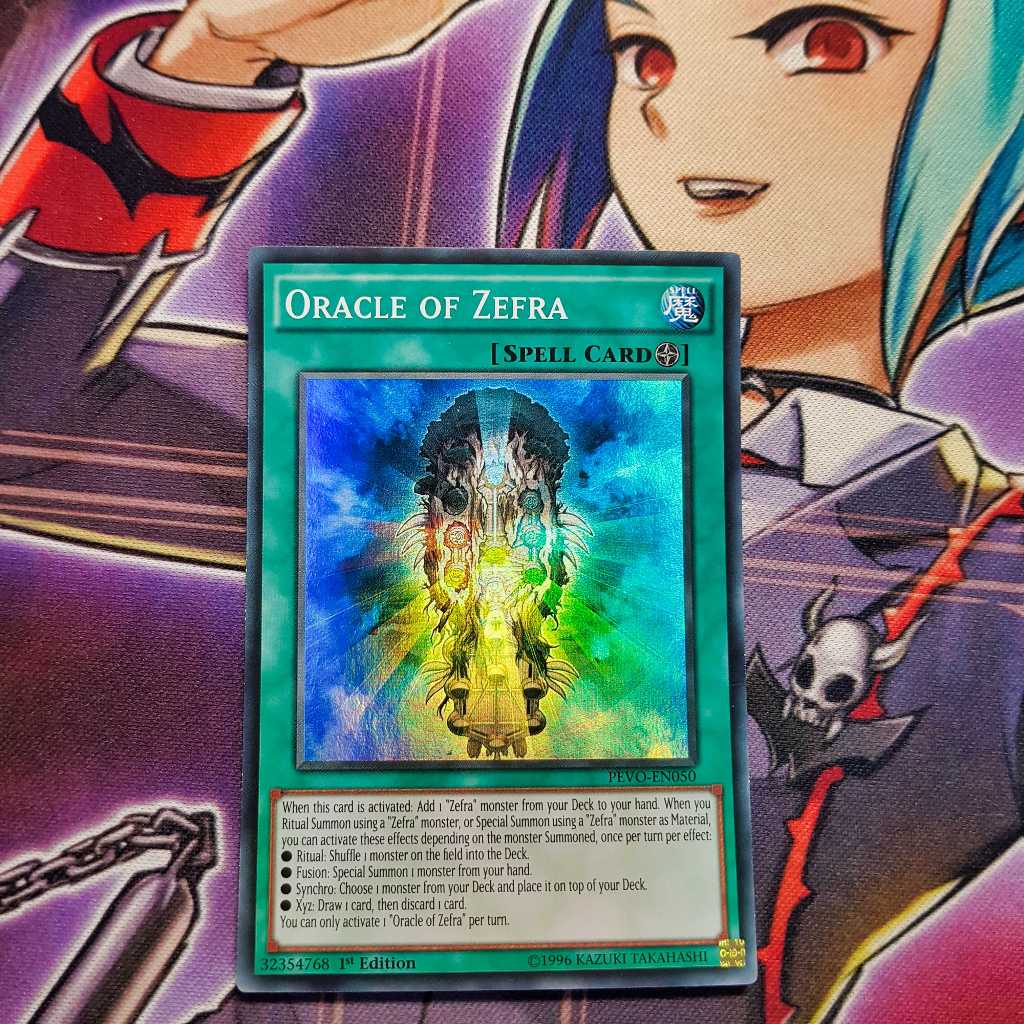 Thẻ bài Yugioh chính hãng | Oracle of Zefra | PEVO Super rare. | Shopee ...