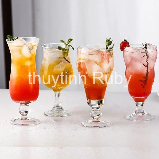 Ly thủy tinh uống sinh tố, ly cafe, cốc nước ép (ly sinh tố Poco grande ...