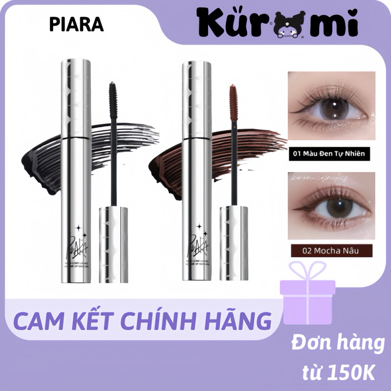 [PIARA] Mascara PIARA dạng ống bạc nhỏ, dài tự nhiên, cong, đậm đặc ...