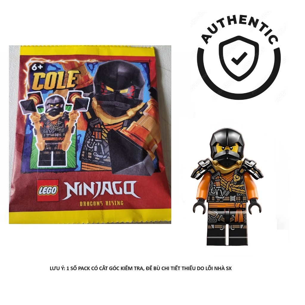 LEGO NINJAGO DRAGONS RISING SEASON 2 Cole paper bag #2 - set 892408 ...