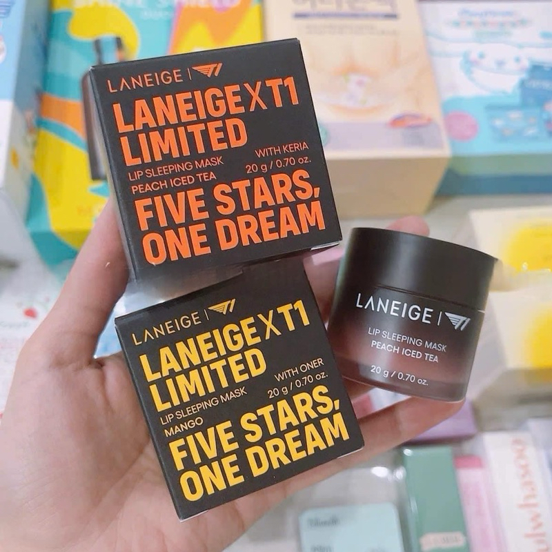 [LIMITED] MASK NGỦ MÔI PHIÊN BẢN GIỚI HẠN LANEIGE x T1 (5 mùi) | Shopee ...