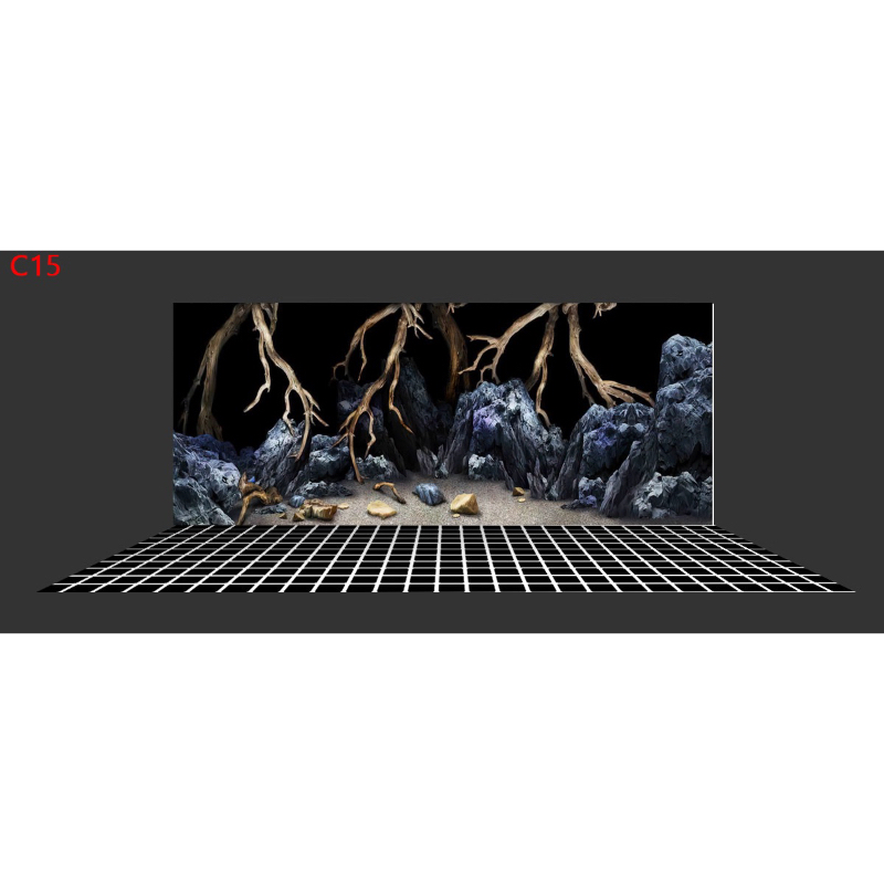 (TẶNG KÈM DỤNG CỤ DÁN TRANH) TRANH LƯNG HỒ CÁ (MÃ C15) - KEO 3 LỚP ...