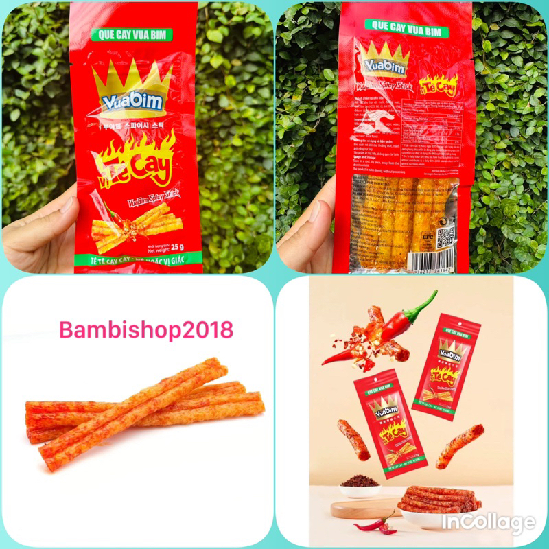 Que Cay Vua Bim gói 25g hàng Việt Nam siêu hot | Shopee Việt Nam