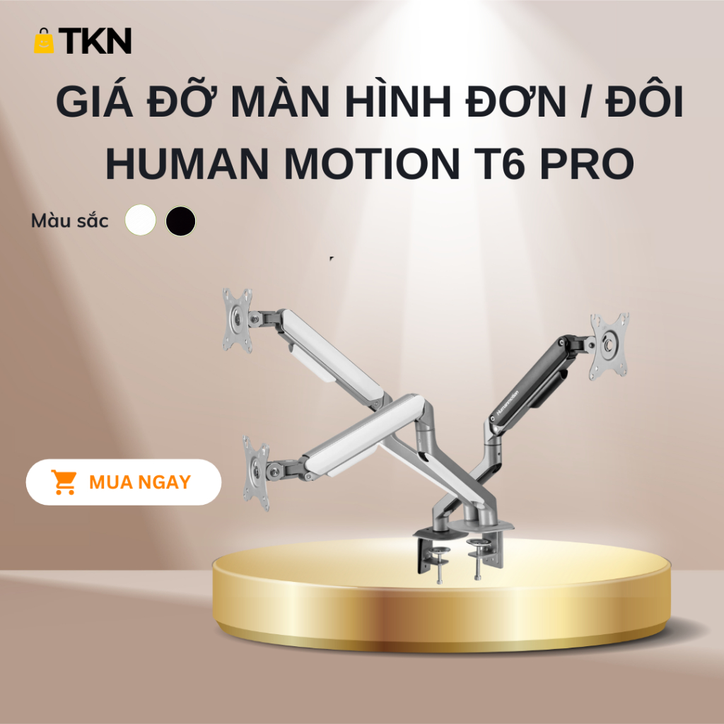 Giá treo / ARM màn hình Hyperwork x Human Motion T6 Pro / T6 Pro Dual ...