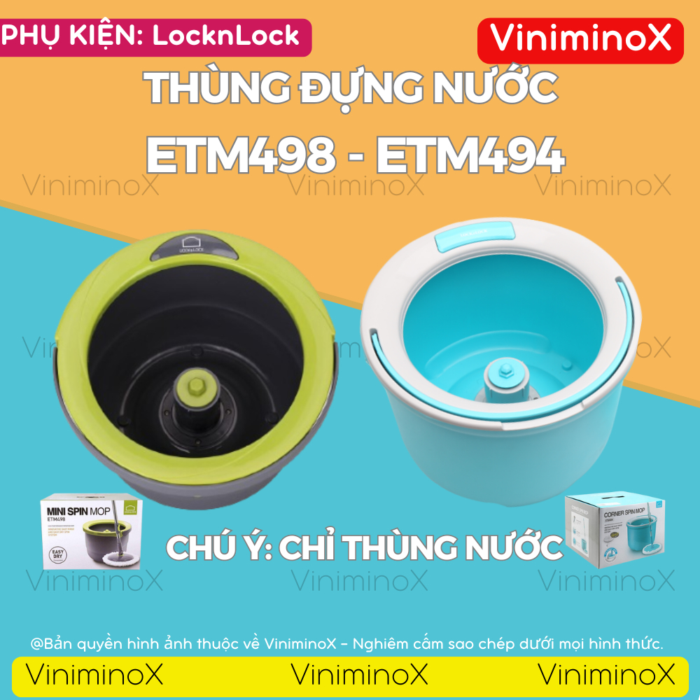 THÙNG ĐỰNG NƯỚC LocknLock ETM498 & Lock&Lock ETM494 | Shopee Việt Nam