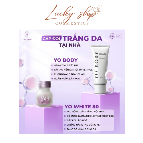Combo Yo Body Và Yo White 80 Chính Hãng B.O.T Của THIÊN KIM GROUP Hàng ...