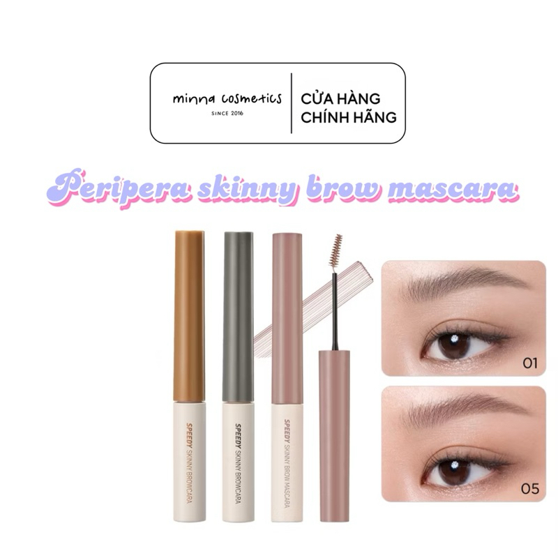 [Peripera] Chuốt Lông Mày Peripera Speedy Skinny Brow Mascara | Shopee ...