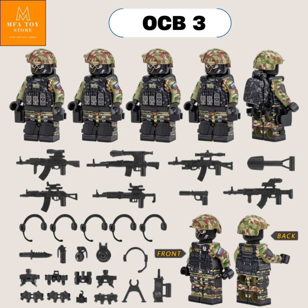 Đồ chơi lắp ráp swat army, mô hình lắp ghép quân sự - Nga OCB 3 ...