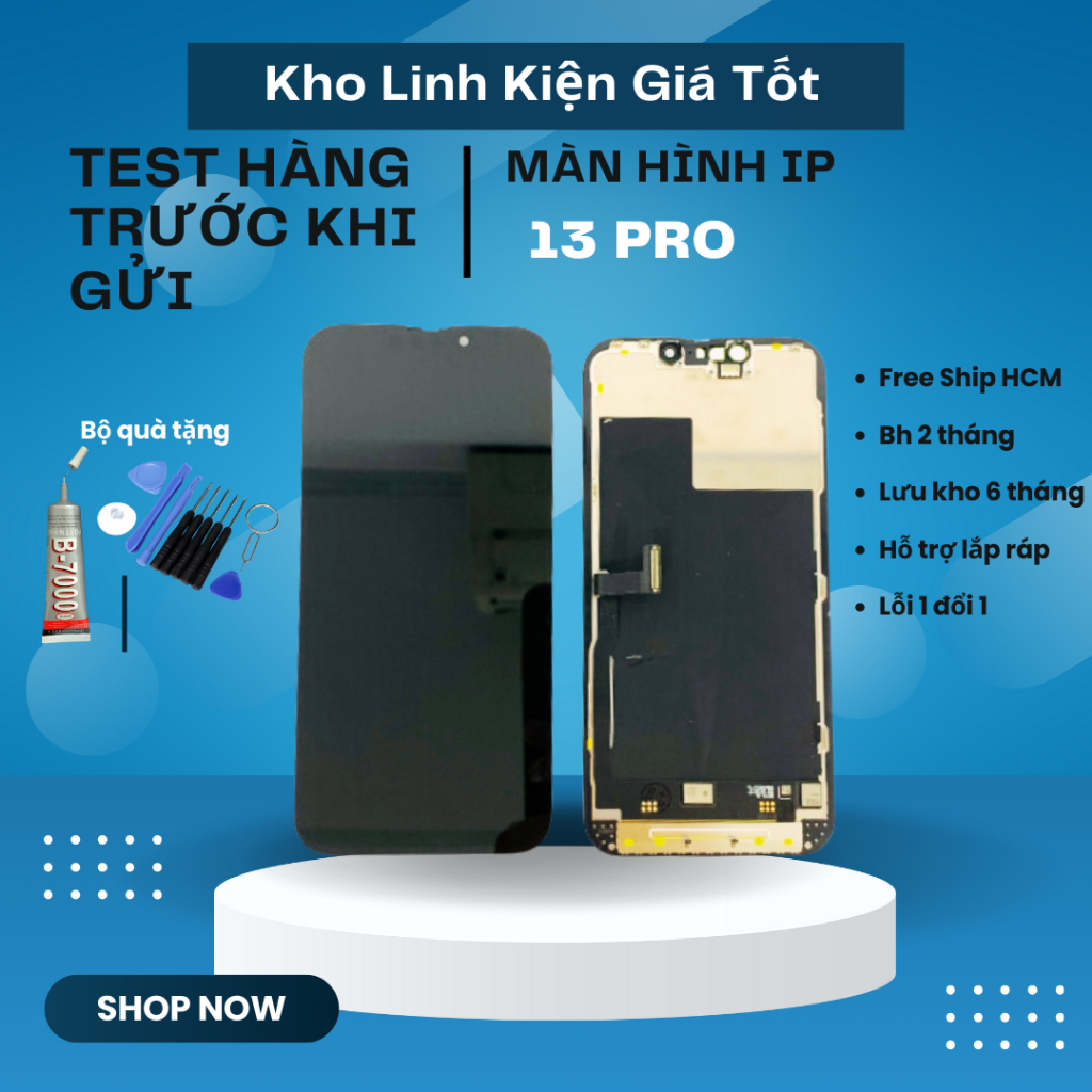 Màn hình linh kiện IP tương thích 13 PRM ( tặng keo) | Shopee Việt Nam