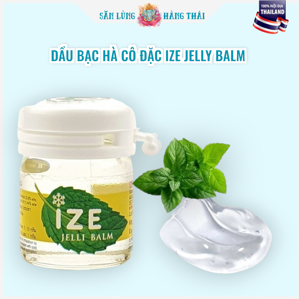 DẦU GIÓ HÍT THÔNG MŨI BẠC HÀ - IZE JELLI BALM - THÁI LAN | Shopee Việt Nam
