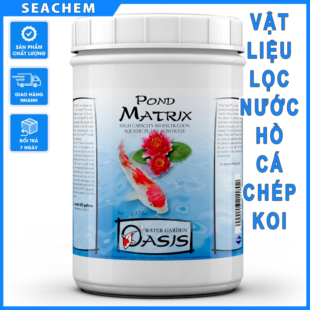 Vật liệu lọc Seachem - Pond Matrix giúp vi sinh phát triển xử lý nước ...