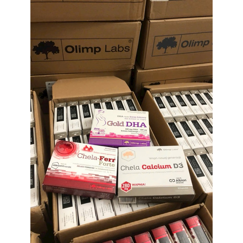 [Balan] COMBO CANXI HỮU CƠ, SẮT & DHA CHO BÀ BẦU CHELA CALCIUM D3 ...