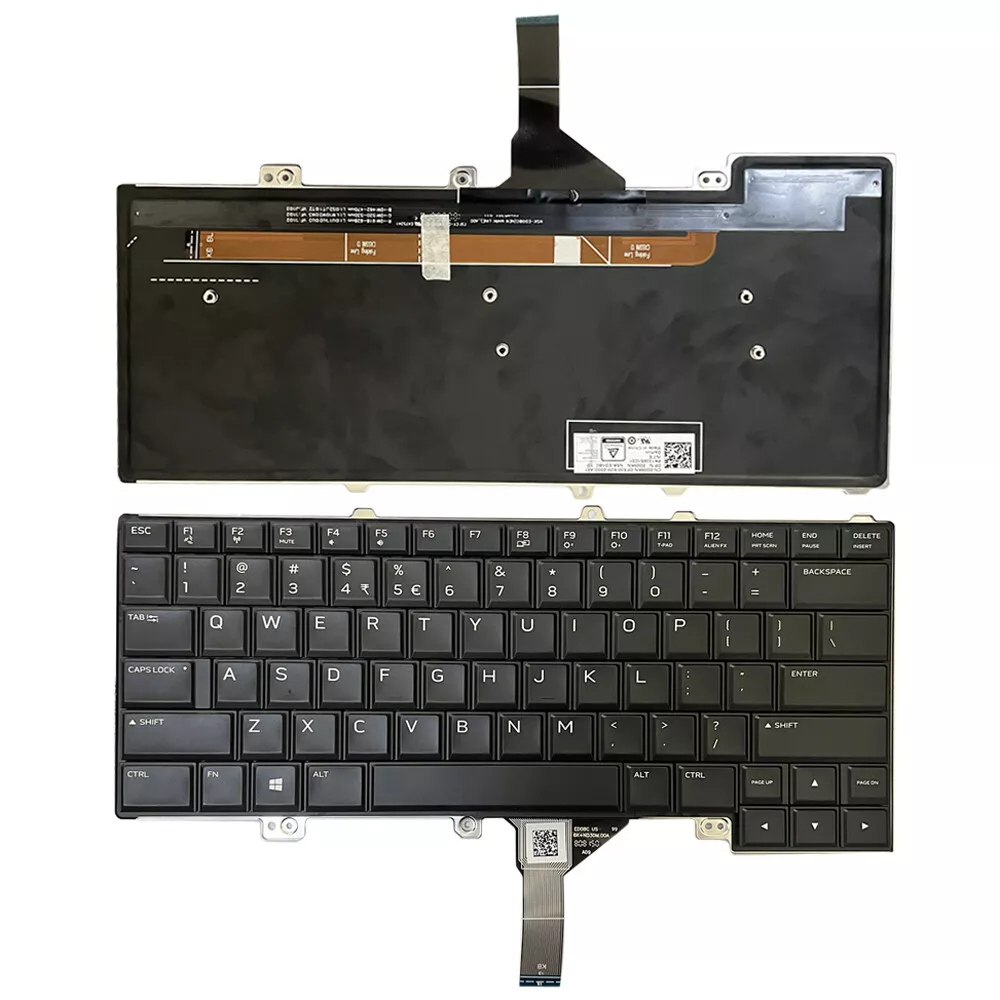 Bàn phím [ZIN] Dell Alienware 13 R3 & 15 R3 R4 US ENGLISH Keyboard ...