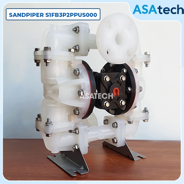 Máy bơm màng Sandpiper S1FB3P2PPUS000 (1″ – PP- Teflon), bơm màng hóa ...