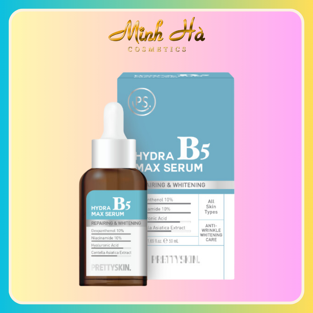 Tinh chất phục hồi Prettyskin Hydra B5 Max Serum 50ml giúp phục hồi dưỡng trắng da | Shopee Việt Nam