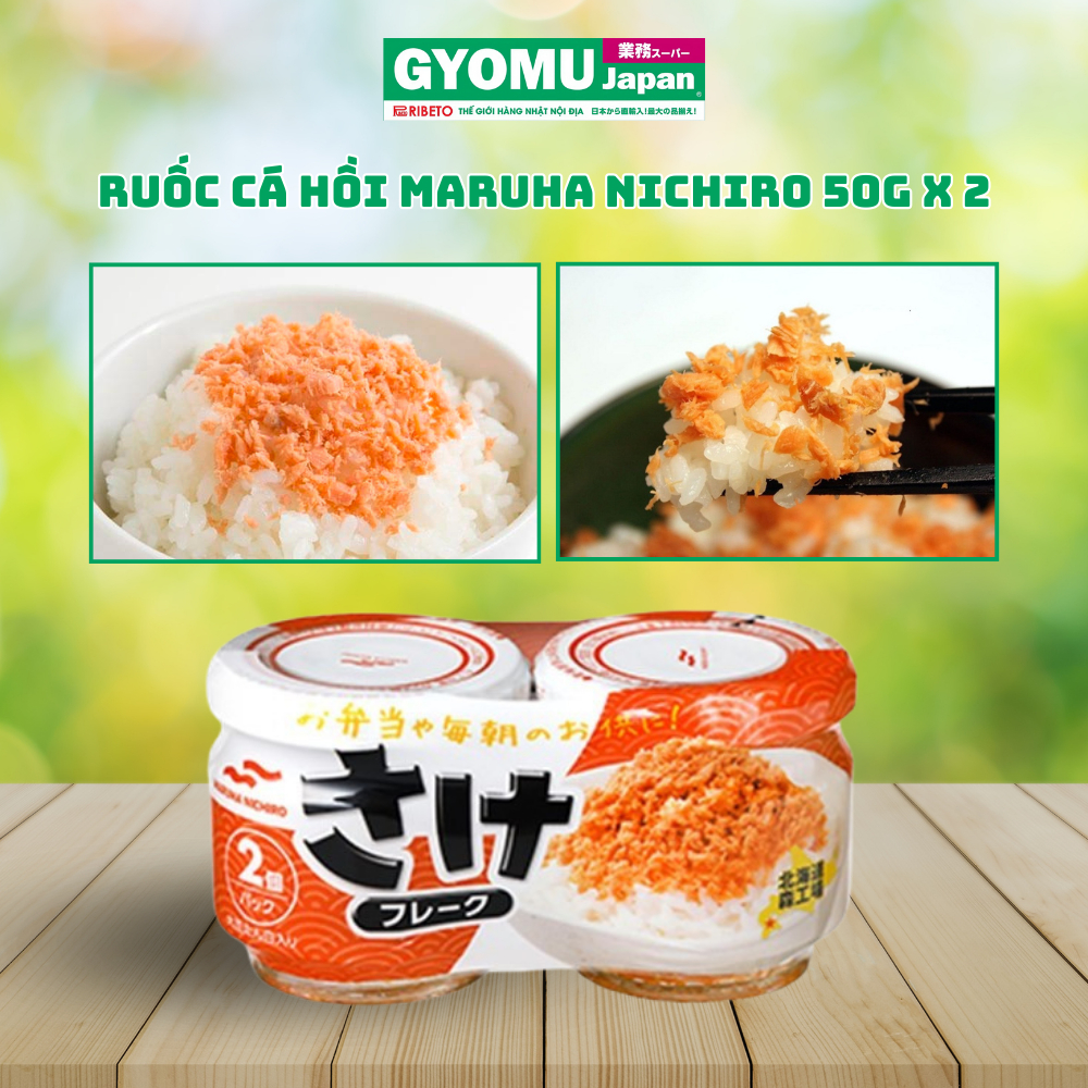 Ruốc Cá Hồi Maruha Nichiro 50g x 2 - Nhật Bản - Gyomu Japan | Shopee ...