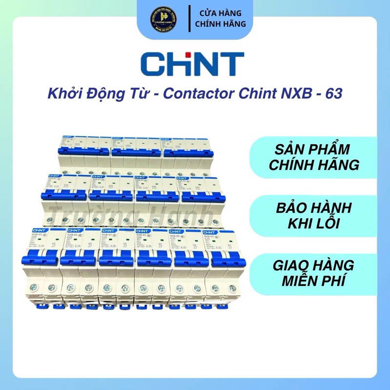 Áp tô mát 1 Pha Chint AC - Aptomat CHINT NXB-63 1 Pha Chint AC 6A, 10A, 16A, 20A, 25A, 32A, 40A ...
