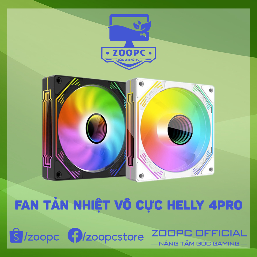 Fan vô cực Helly 4Pro kiểu Lianli - Quạt tản nhiệt cực đẹp giá rẻ ...