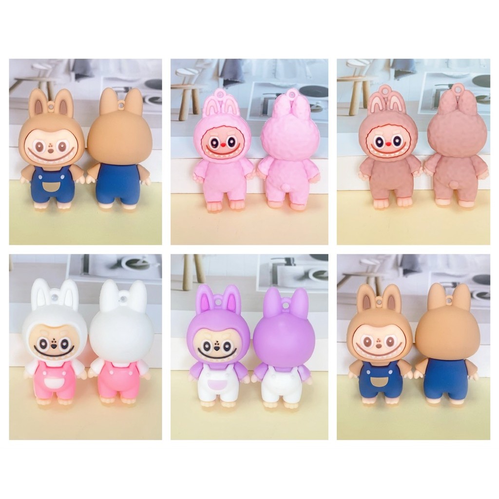 Set 5 Tượng Nhựa SLC LABUBU Mix Màu) kt 3.1cmx 5.6cm-Q5871 | Shopee ...