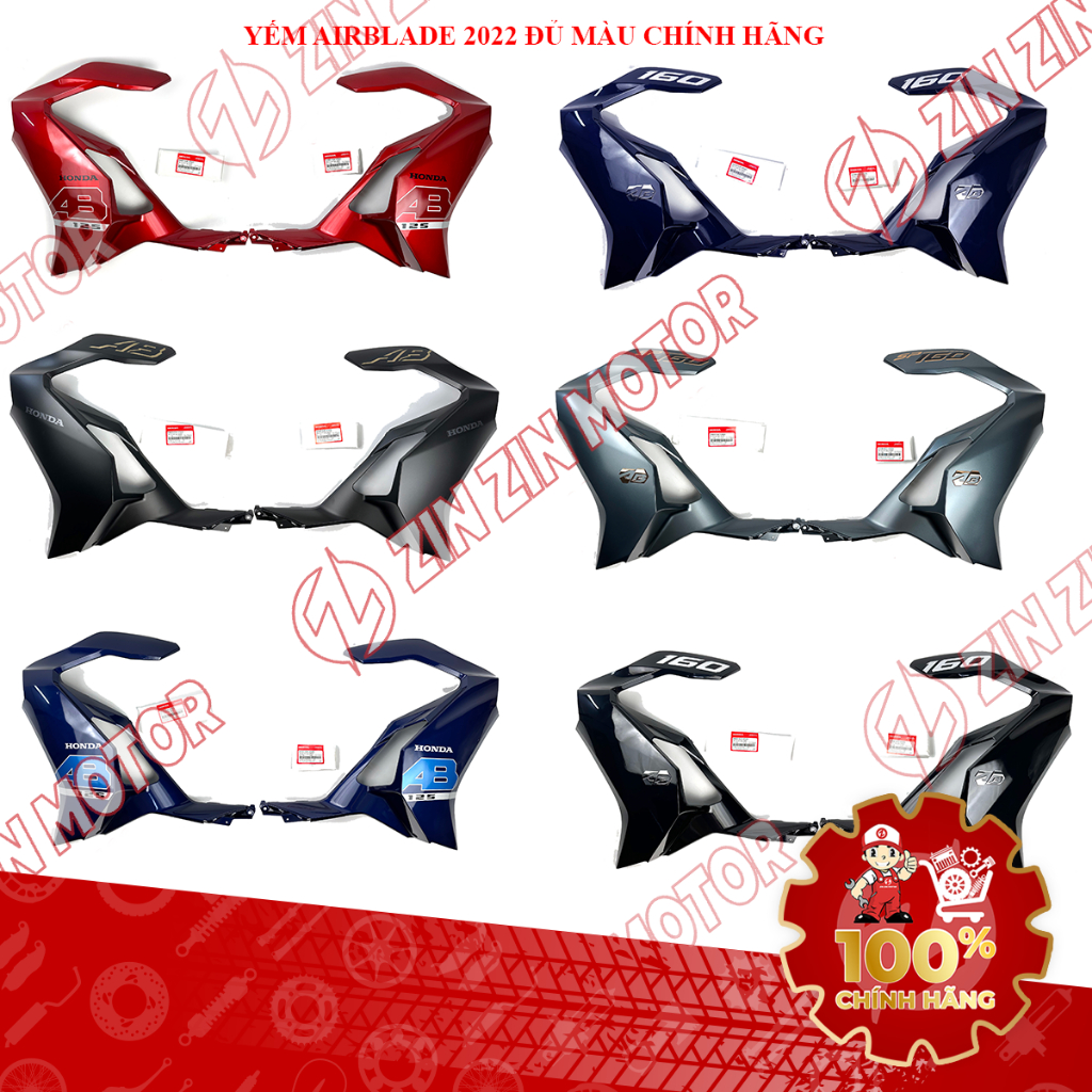 Bộ Ốp Trước, Cánh Yếm AB 2022 2025, AirBlade 160, Air Blade 125 Trái ...